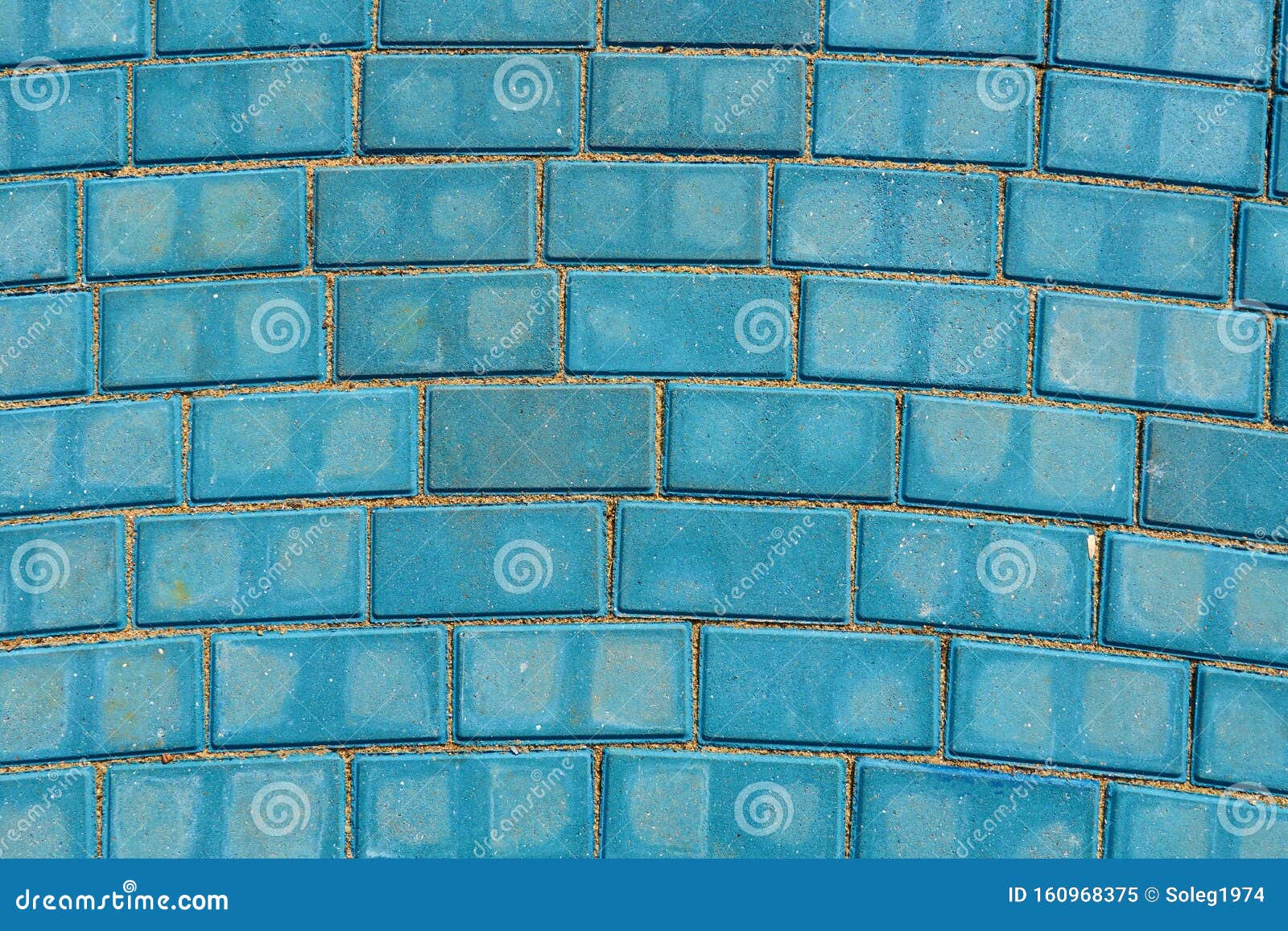 Blue Paving Tile for Background or Texture Stock Image - Image of ...