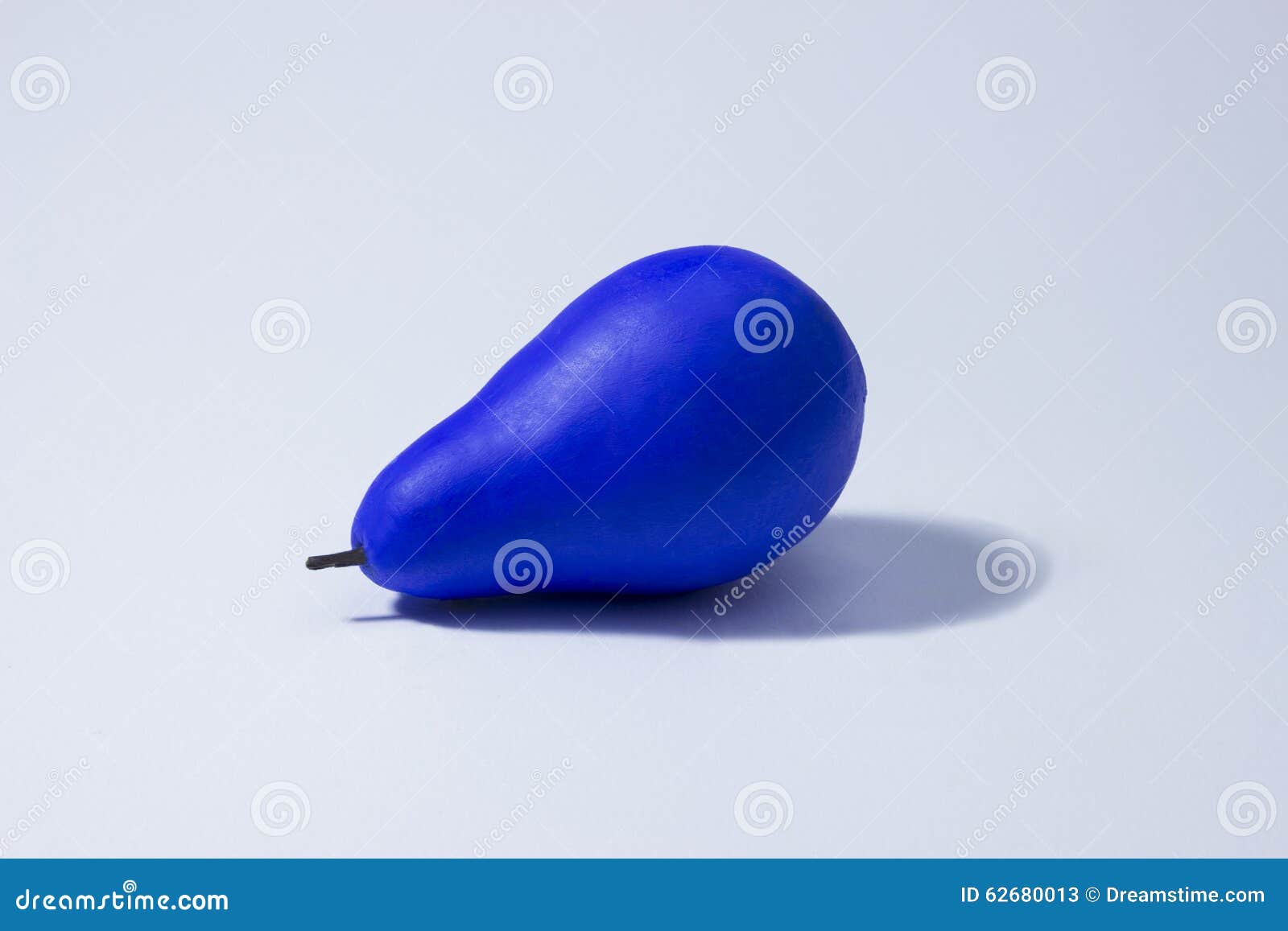 Blue pear. stock image. Image of opaque, ecologic, beauty - 62680013