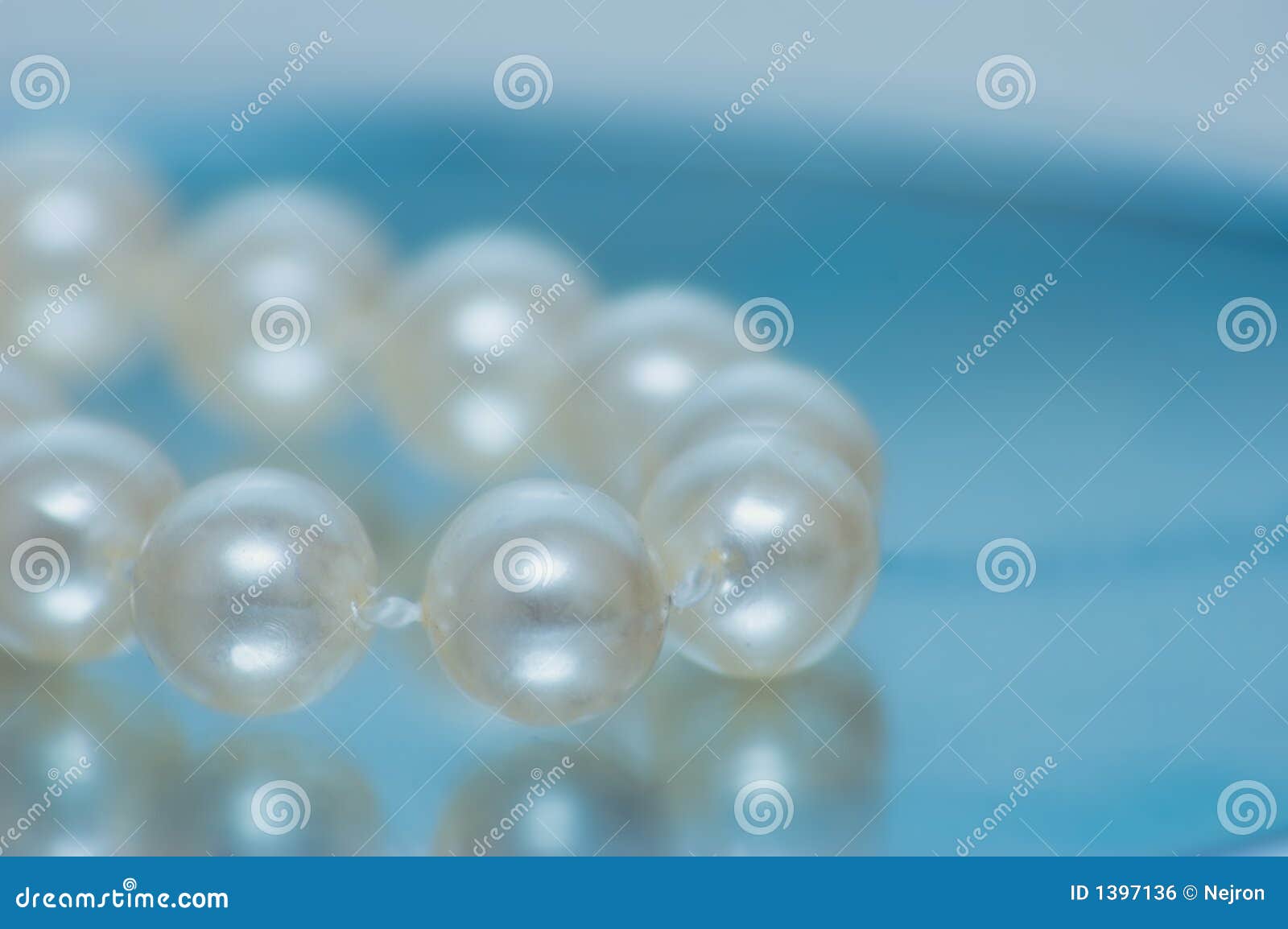 Blue pearl stock photo. Image of background, mirror, treasure - 1397136