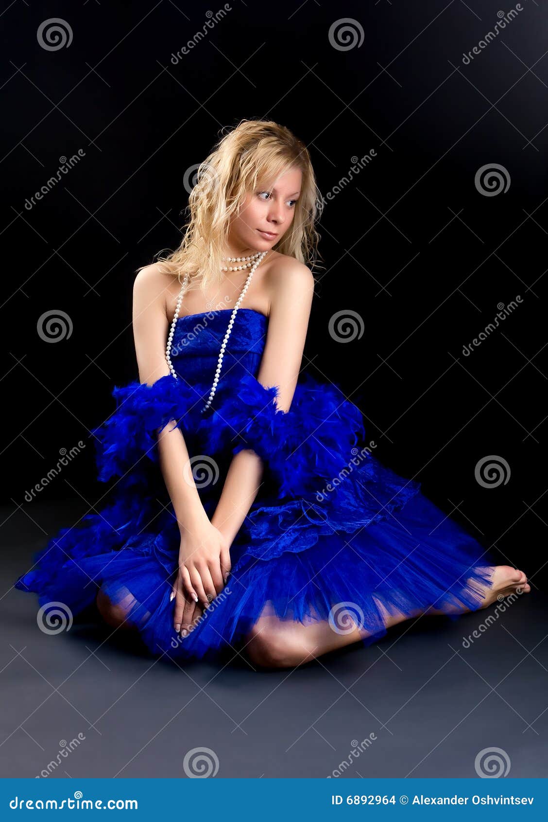 Blue pearl stock photo. Image of dress, human, caucasian - 6892964