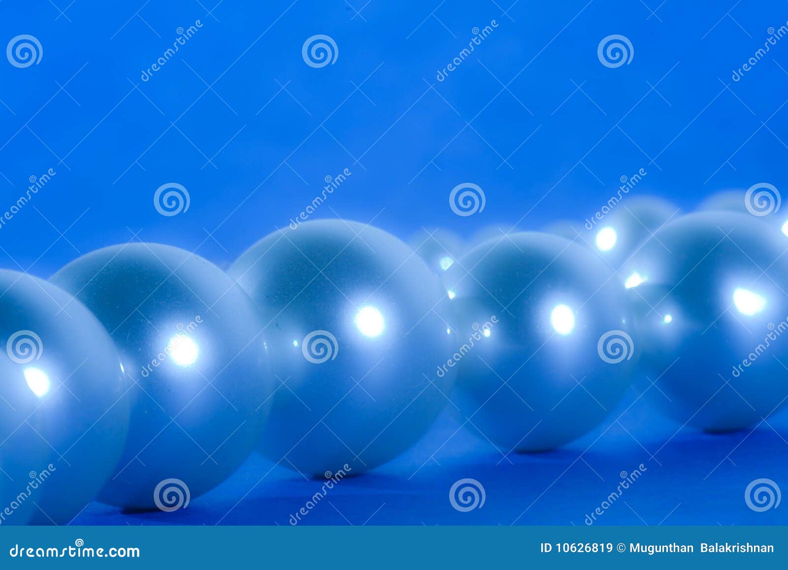 Blue pearls stock image. Image of beauty, pearls, studio - 10626819