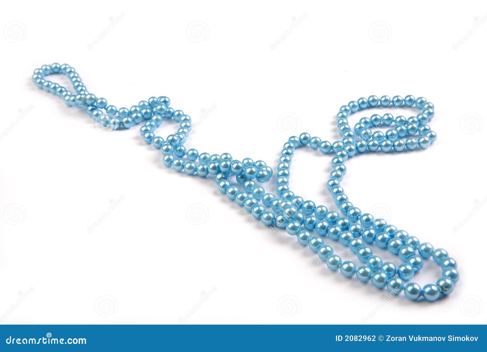 Blue pearls stock photo. Image of white, background, pearl - 2082962