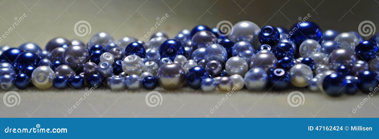 Blue pearls stock photo. Image of macro, pearl, glossy - 47162424