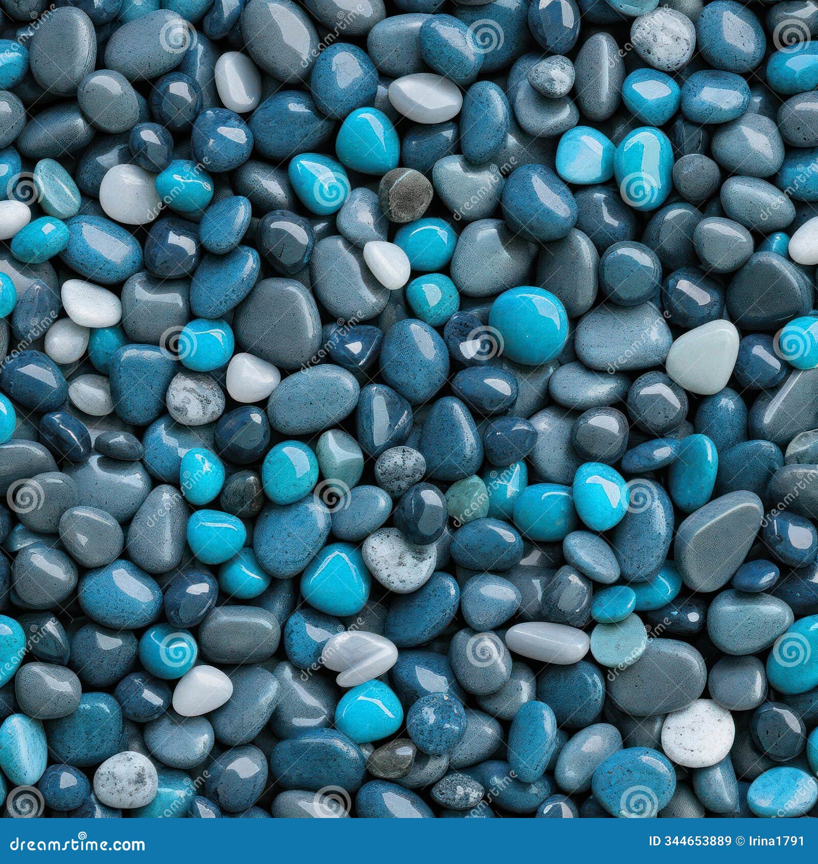 Blue Pebbles for Background. Stone Texture Stock Illustration ...