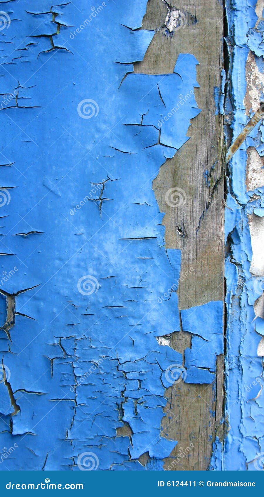Peeling Paint On The Walls Of A Decaying Old Mansion House. Stock ...