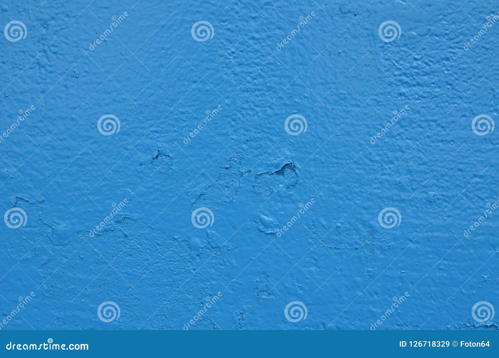 Blue Peeling Paint on Concrete Background Stock Image - Image of ...