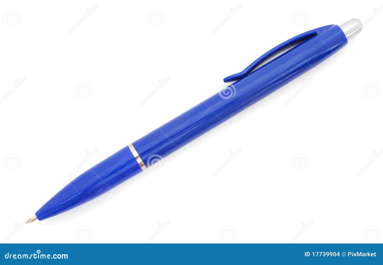 Blue pen stock photo. Image of write, diagonal, business - 17739904