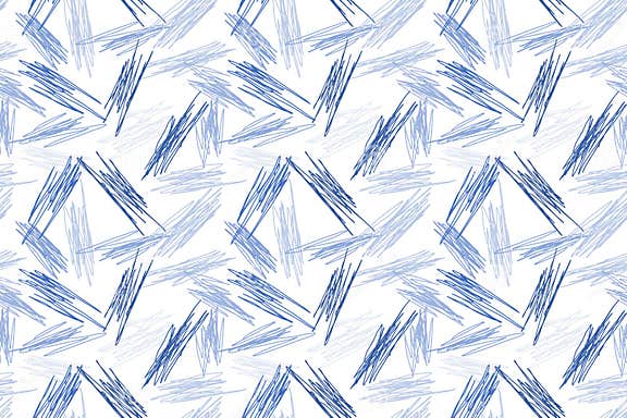 Blue Pen Doodles Seamless Texture Background Stock Illustration ...