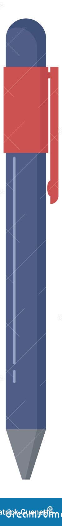 Blue Pen, Illustration, Vector Stock Vector - Illustration of ...