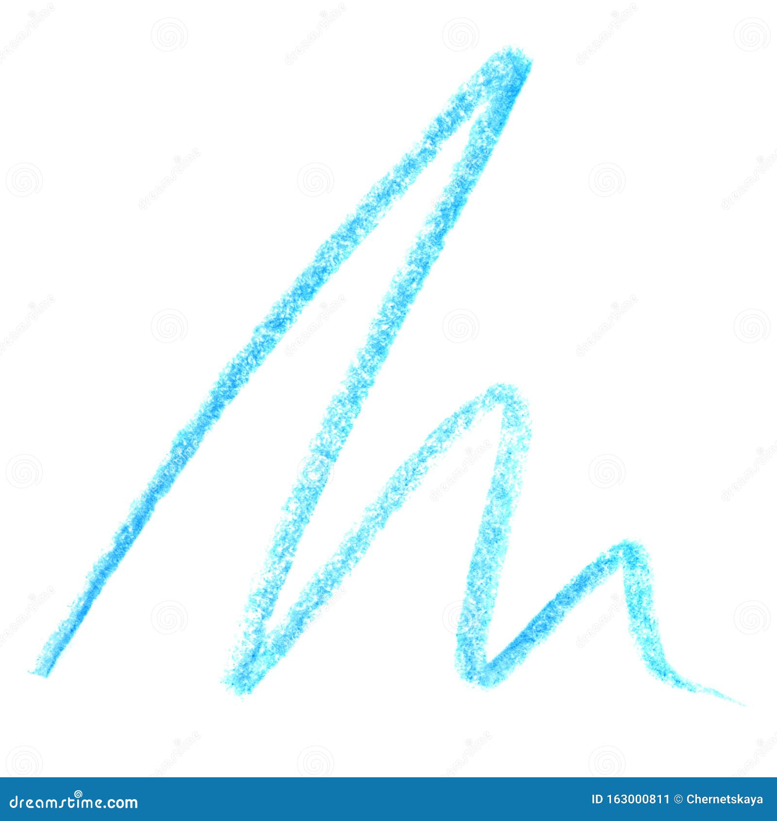 Blue Pencil Scribble on White Background Stock Image - Image of paper ...