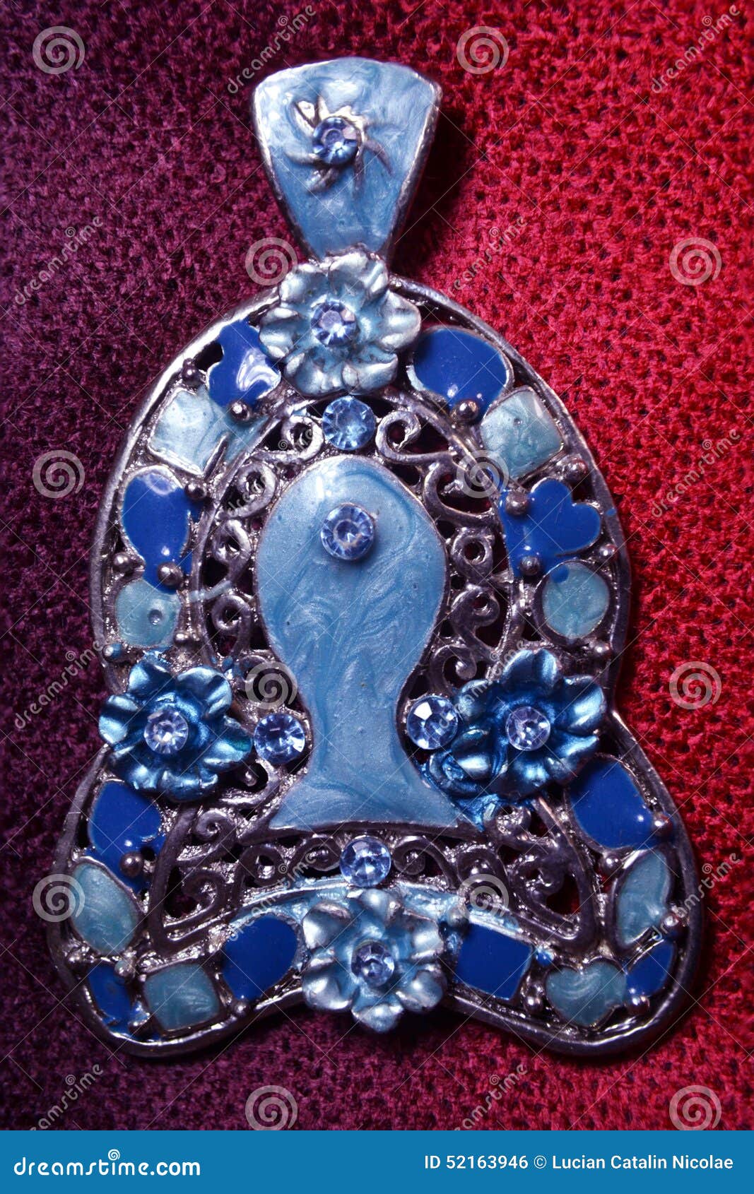 Blue pendant stock photo. Image of modern, beautiful - 52163946