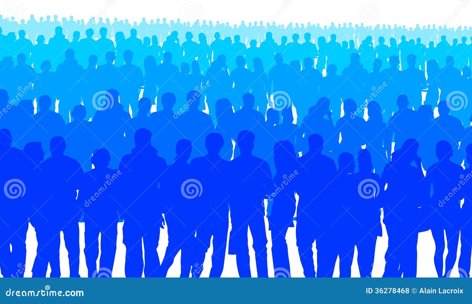 Blue people stock illustration. Illustration of colleague - 36278468