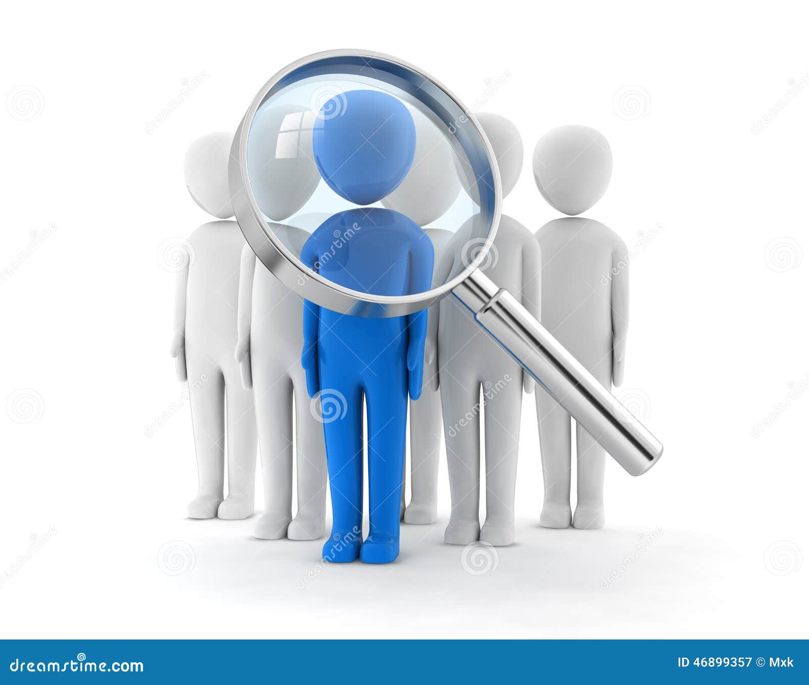 Blue people stock illustration. Illustration of dominant - 46899357