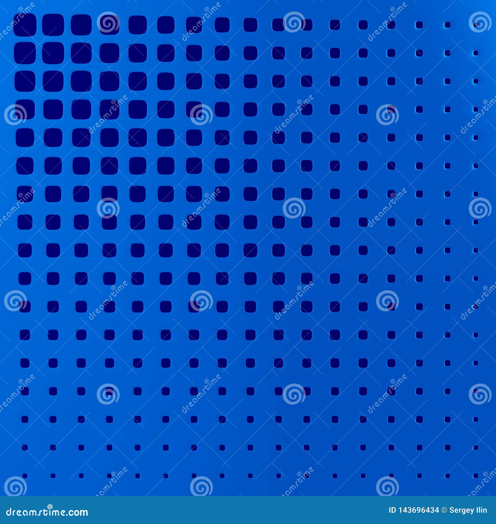 Blue Perforated Metal Texture, Abstract Background Cartoon Vector ...