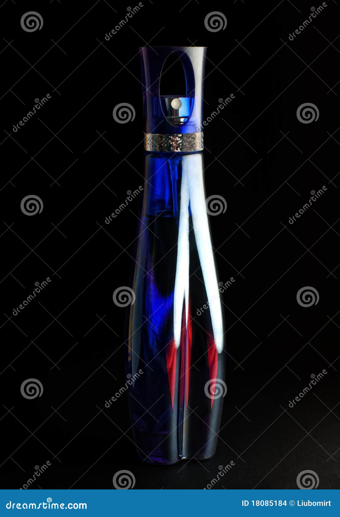 Blue perfume bottle stock photo. Image of toiletries - 18085184