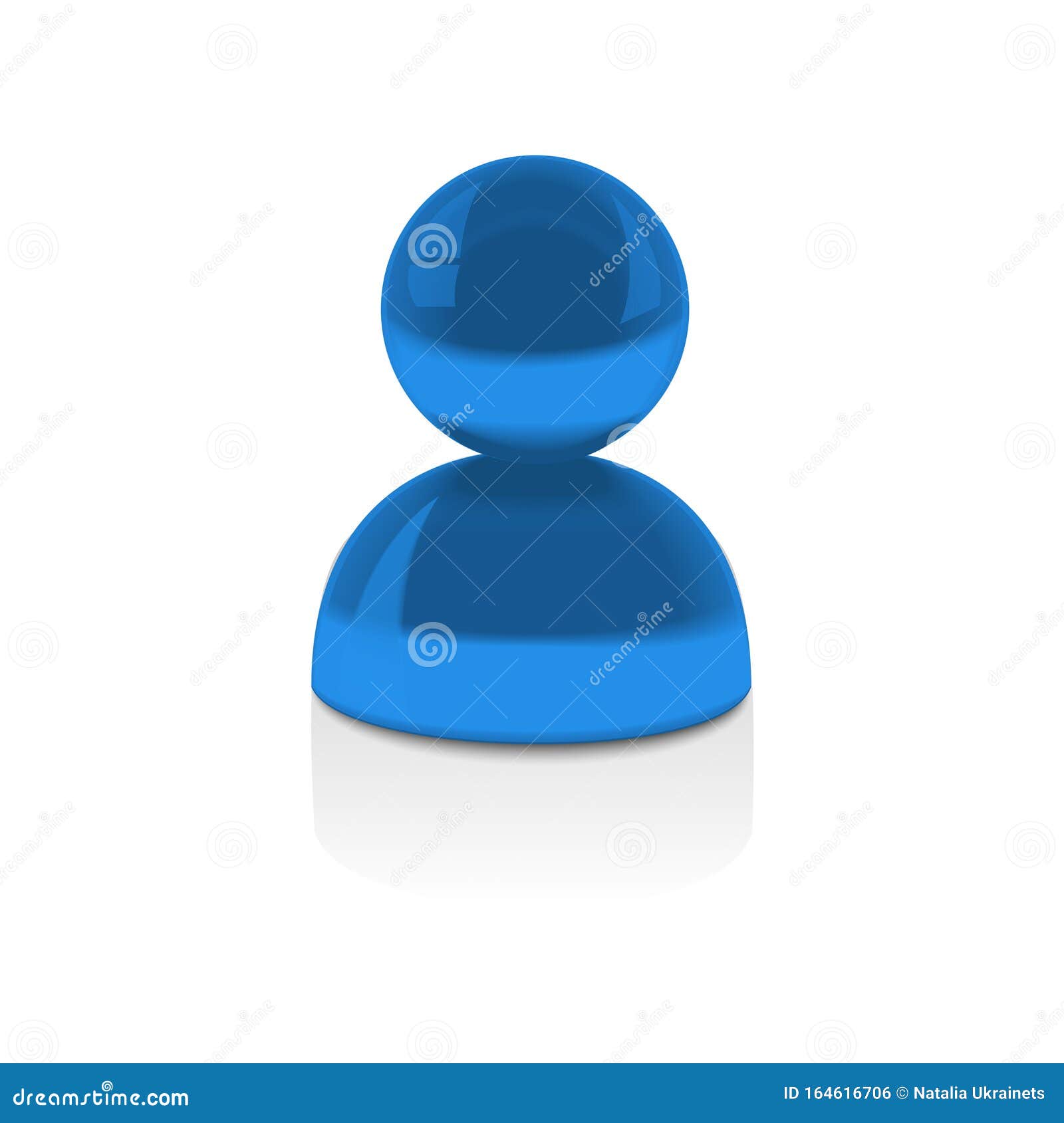 Blue Person Royalty-Free Stock Image | CartoonDealer.com #17400484