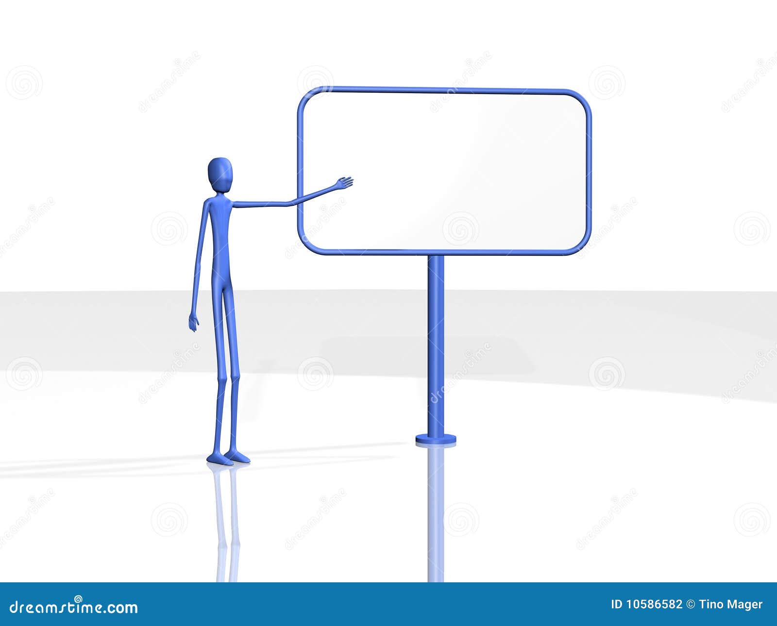 Blue person presentation stock illustration. Illustration of success ...