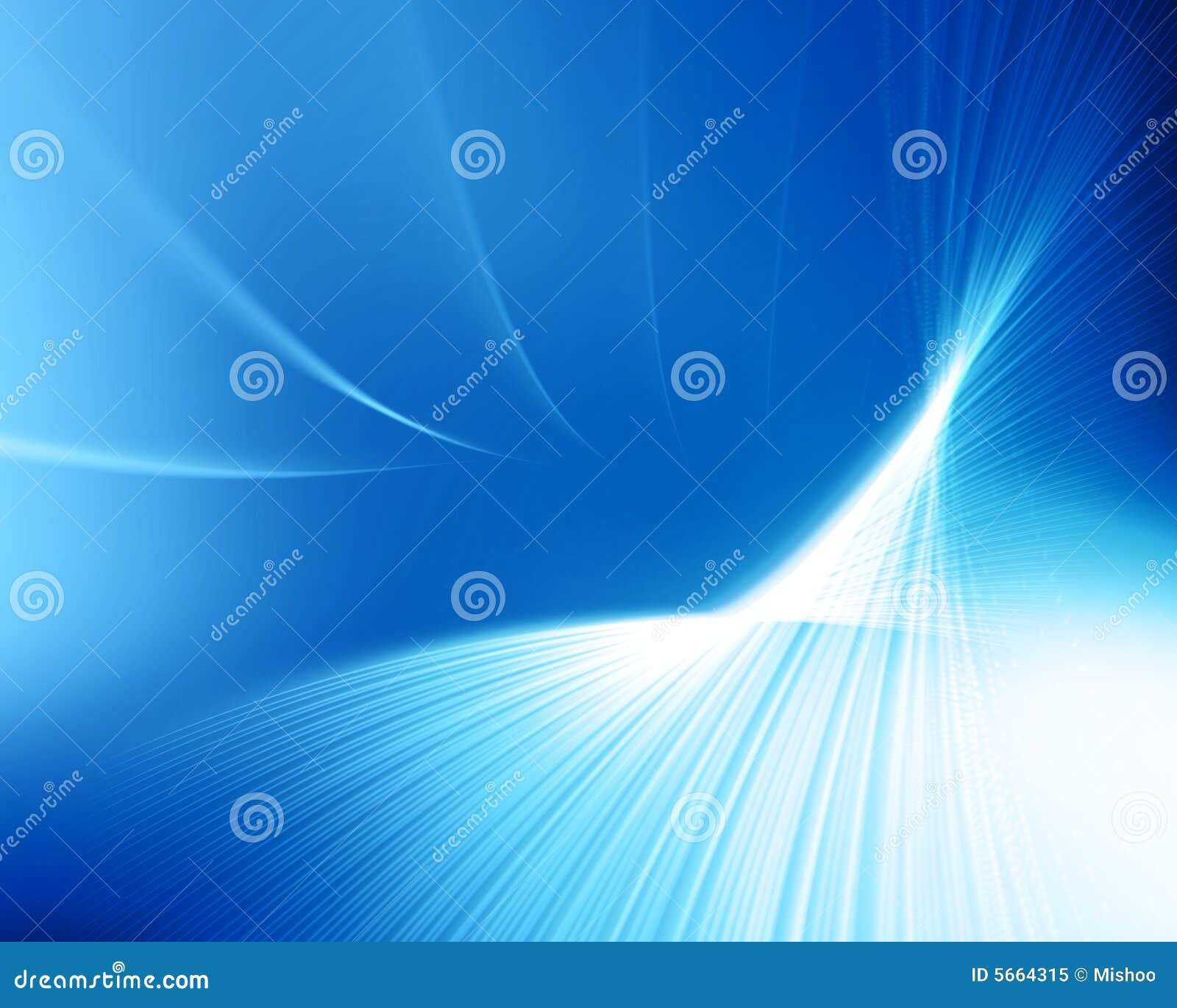 Blue perspective design stock illustration. Illustration of technology ...