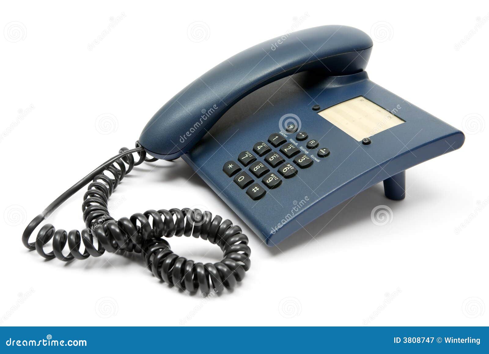 Blue Phone stock image. Image of connecting, conversation - 3808747