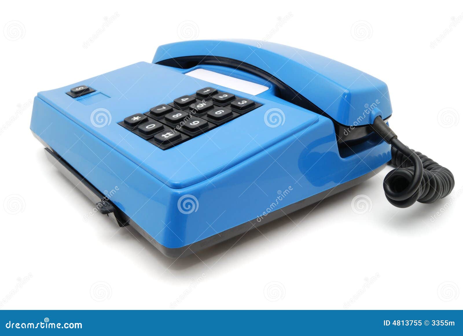 Blue phone with buttons stock image. Image of object, tube - 4813755