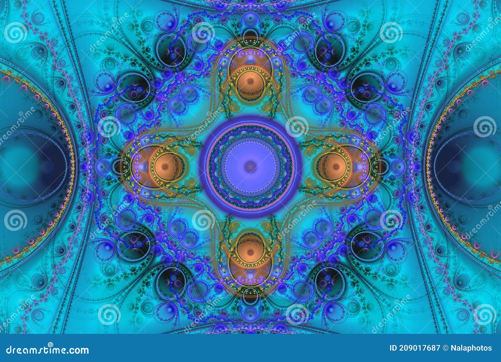 Blue Physics Education Fractal Logo Background Web Page Backdrop ...