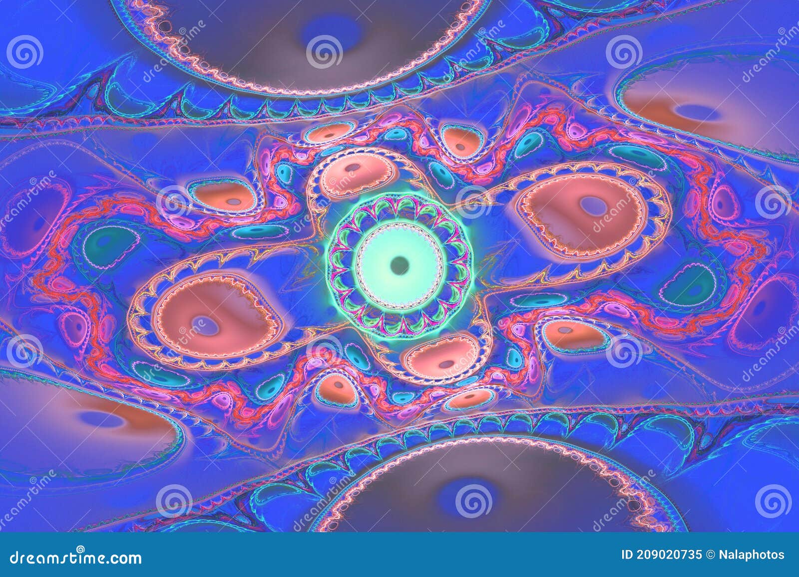 Blue Physics Education Fractal Logo Background Web Page Backdrop ...