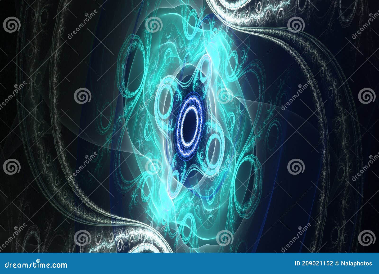Blue Physics Education Fractal Logo Background Web Page Backdrop ...