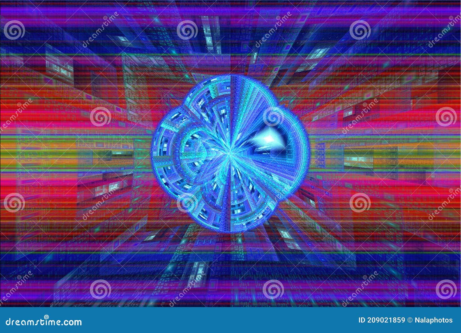 Blue Physics Education Fractal Logo Background Web Page Backdrop ...