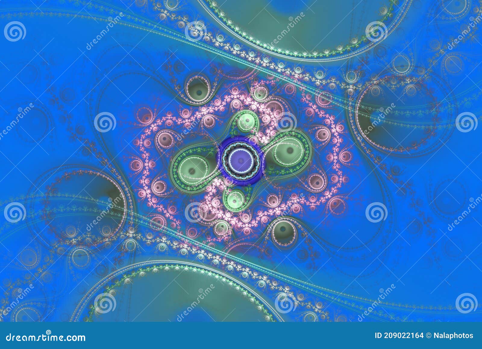 Blue Physics Education Fractal Logo Background Web Page Backdrop ...