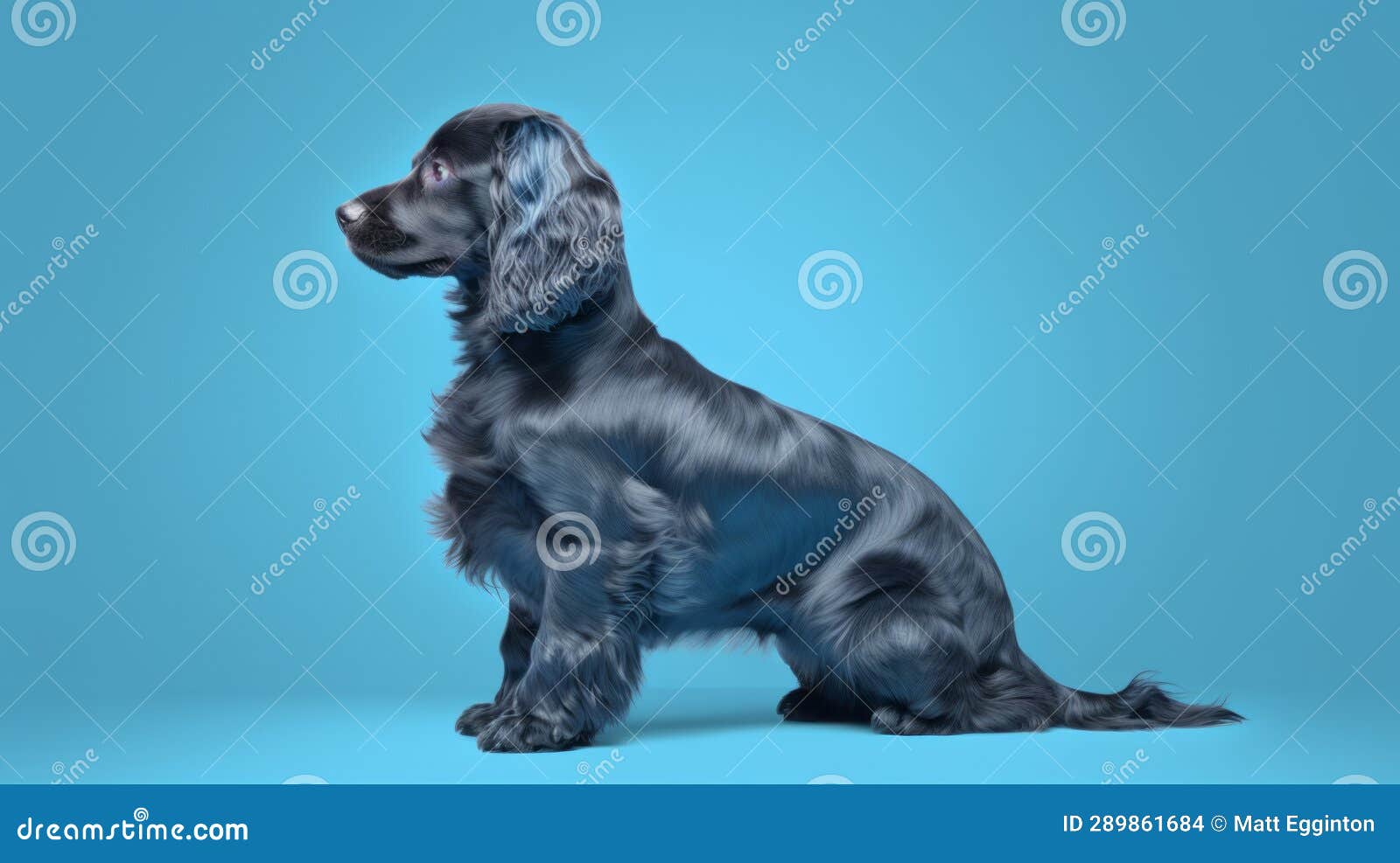 Blue Picardy Spaniel, Epagneul Bleu De Picardie, Bleu Picard Dog ...