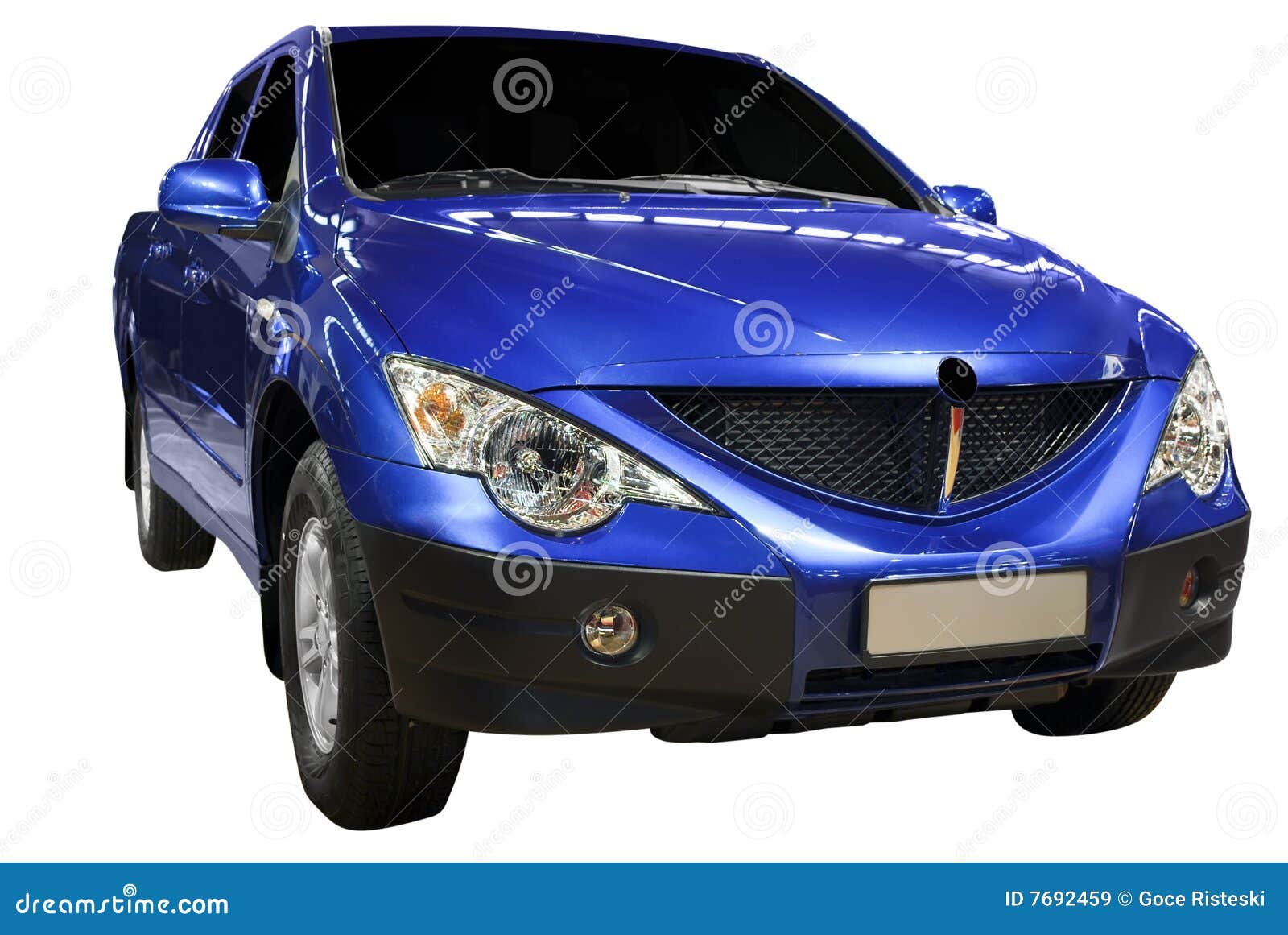 Blue pick up truck stock image. Image of large, auto, front - 7692459