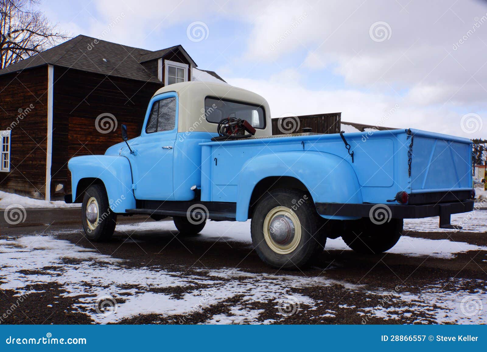 Blue pickup truck stock image. Image of pickup, wheels - 28866557