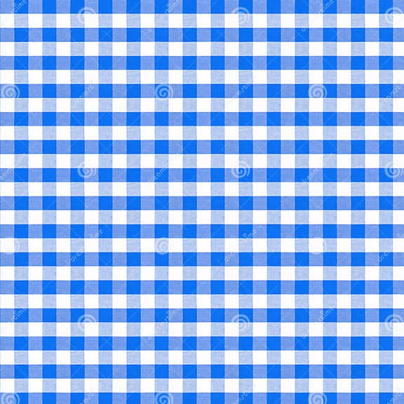 Blue Picnic Tablecloth Seamless Pattern Stock Illustration ...
