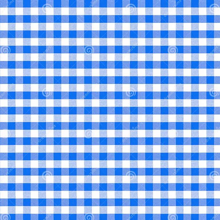Blue Picnic Tablecloth Seamless Pattern Stock Illustration ...
