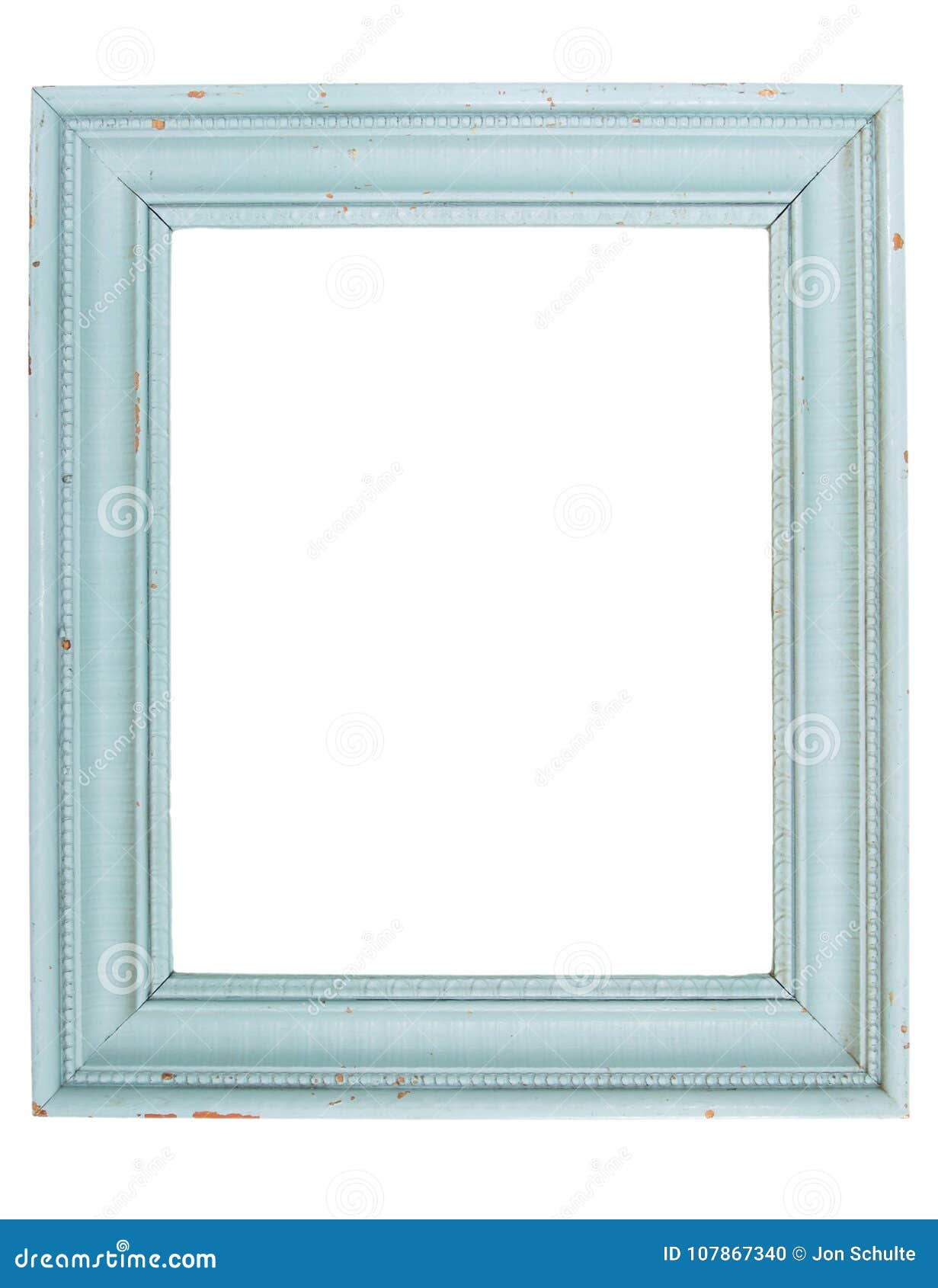 Blue Picture Frame stock photo. Image of frame, ggreen - 107867340