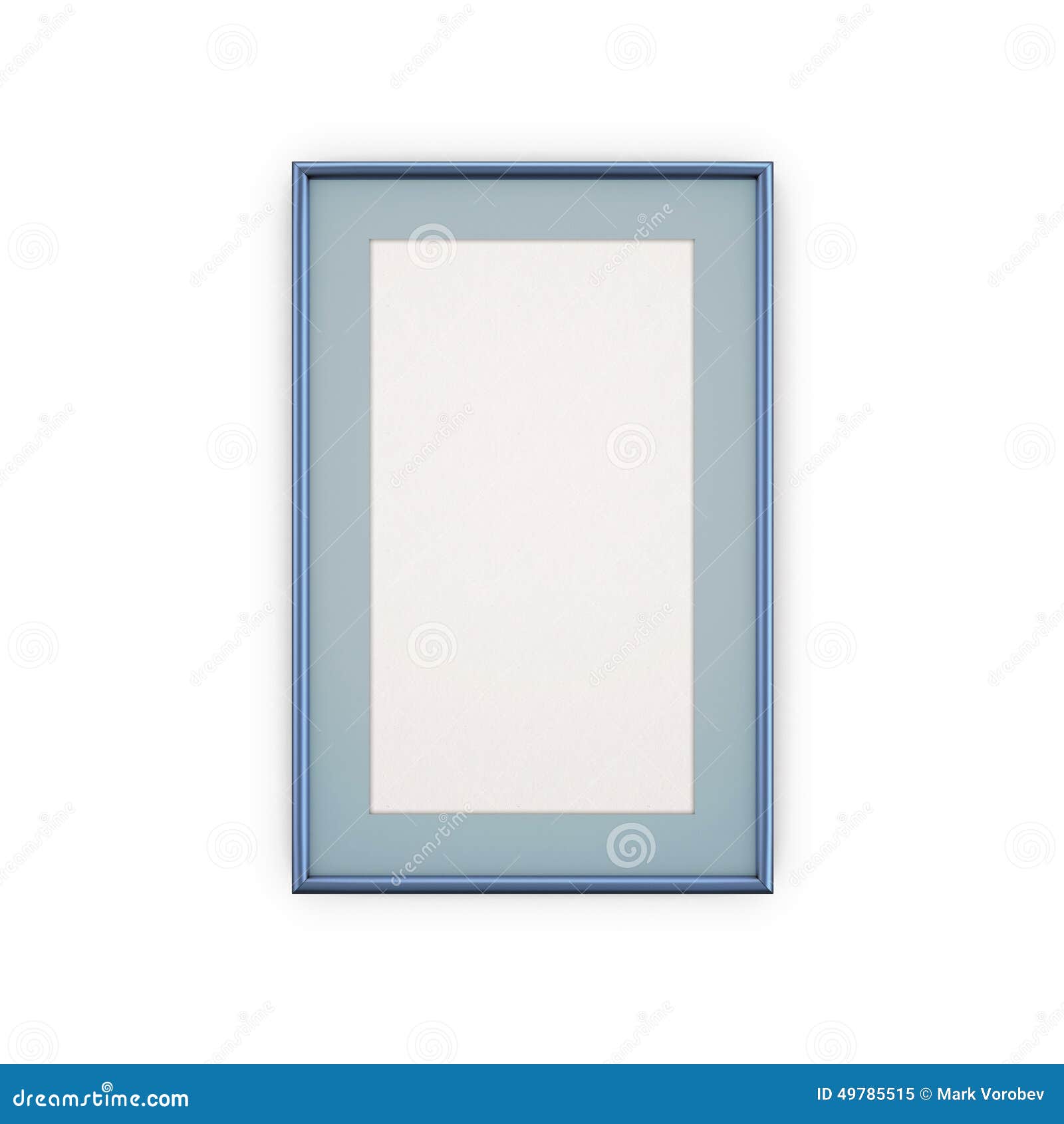Blue Picture Frames and Pictures Stock Illustration - Illustration of ...