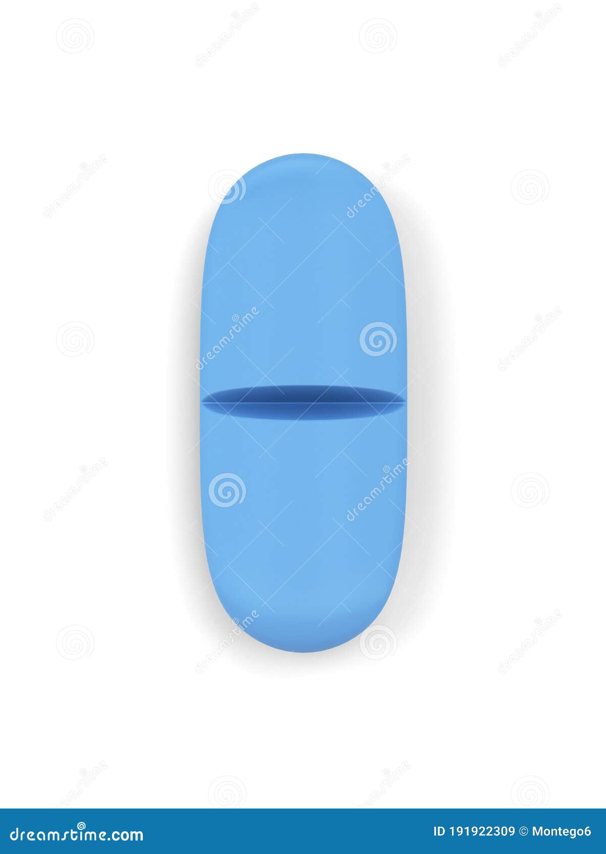 Blue pill stock illustration. Illustration of pain, blue - 191922309