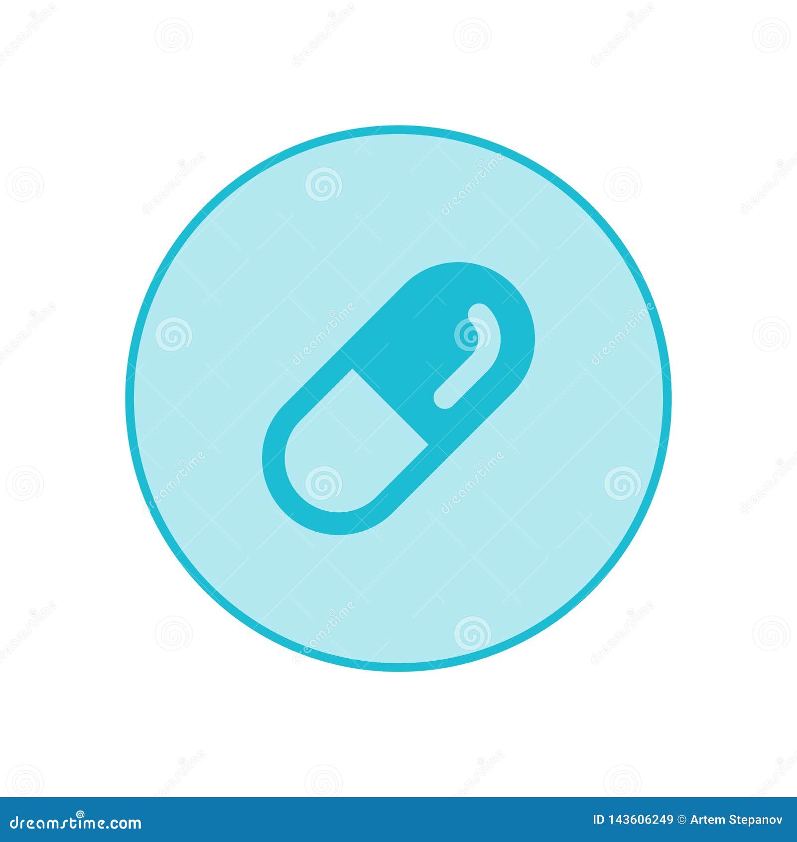 Pill Pharmacy Symbol or Drug Vector Icon Isolated Stock Vector ...