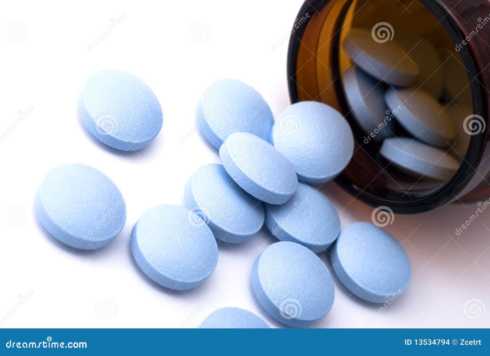 Blue pills stock photo. Image of erection, scattered - 13534794