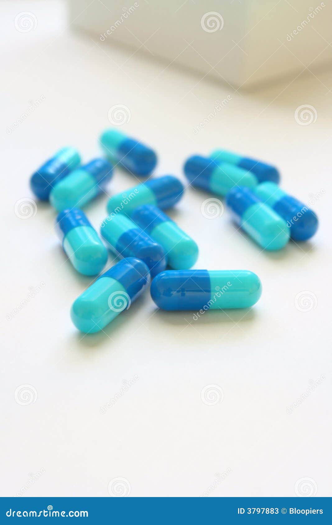 Blue Pills Picture. Image: 3797883