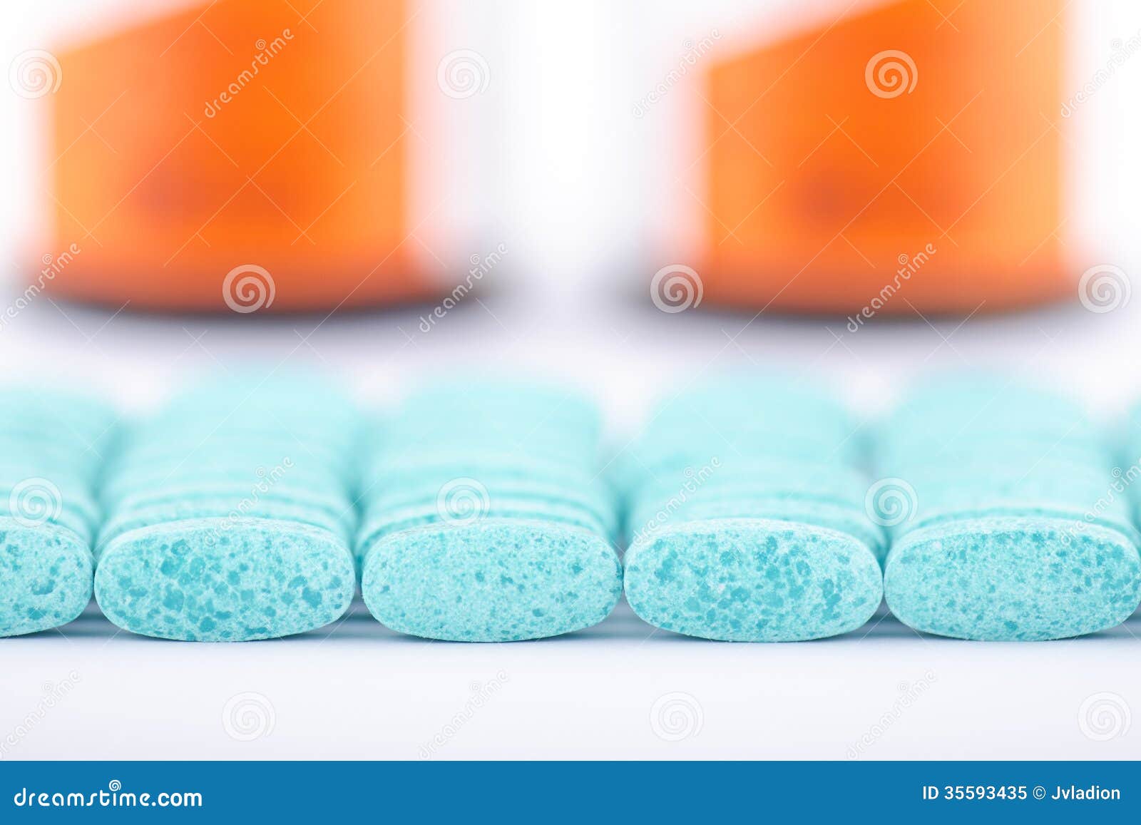 Blue pills close-up stock image. Image of compounding - 35593435