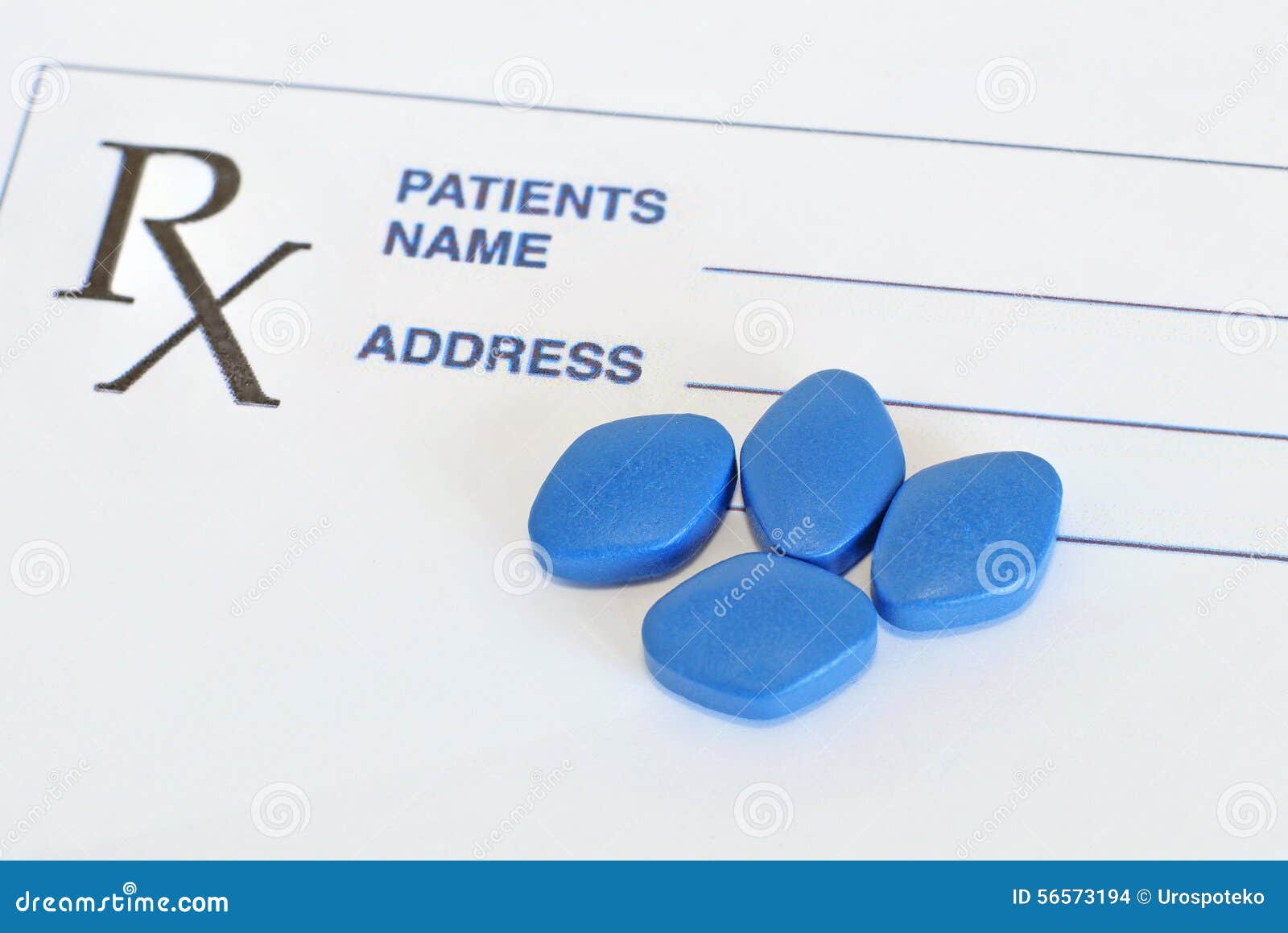 Blue Pills for Erectile Dysfunction Treatment Stock Photo - Image of ...