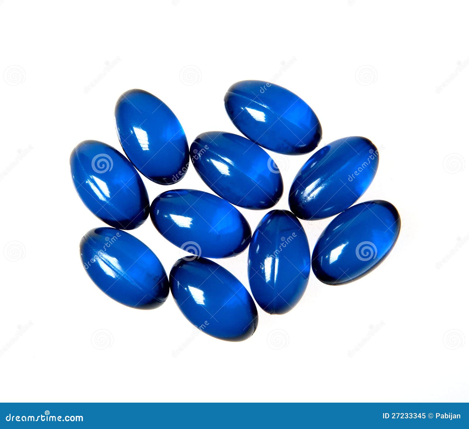 Blue pills on white stock image. Image of disease, clinical - 27233345