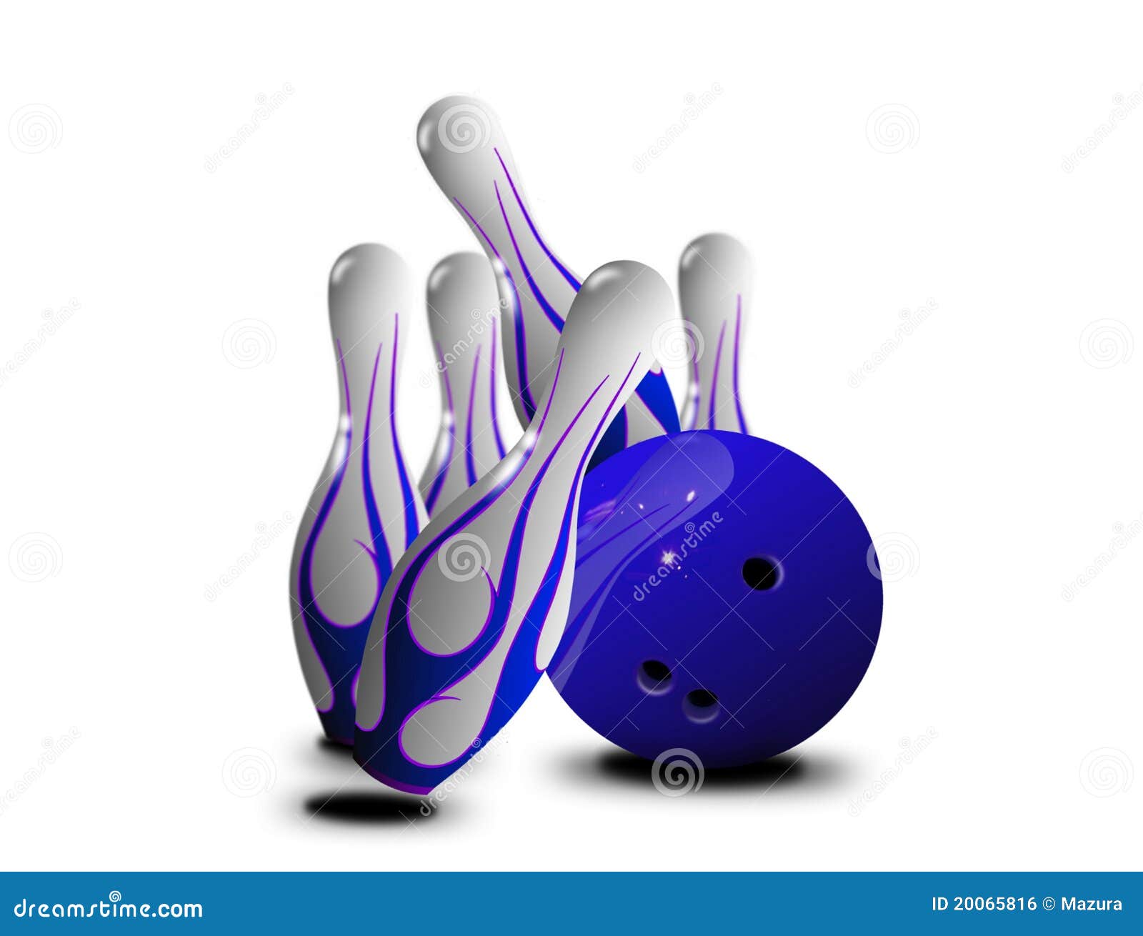 Blue pin strikes stock illustration. Illustration of strike - 20065816