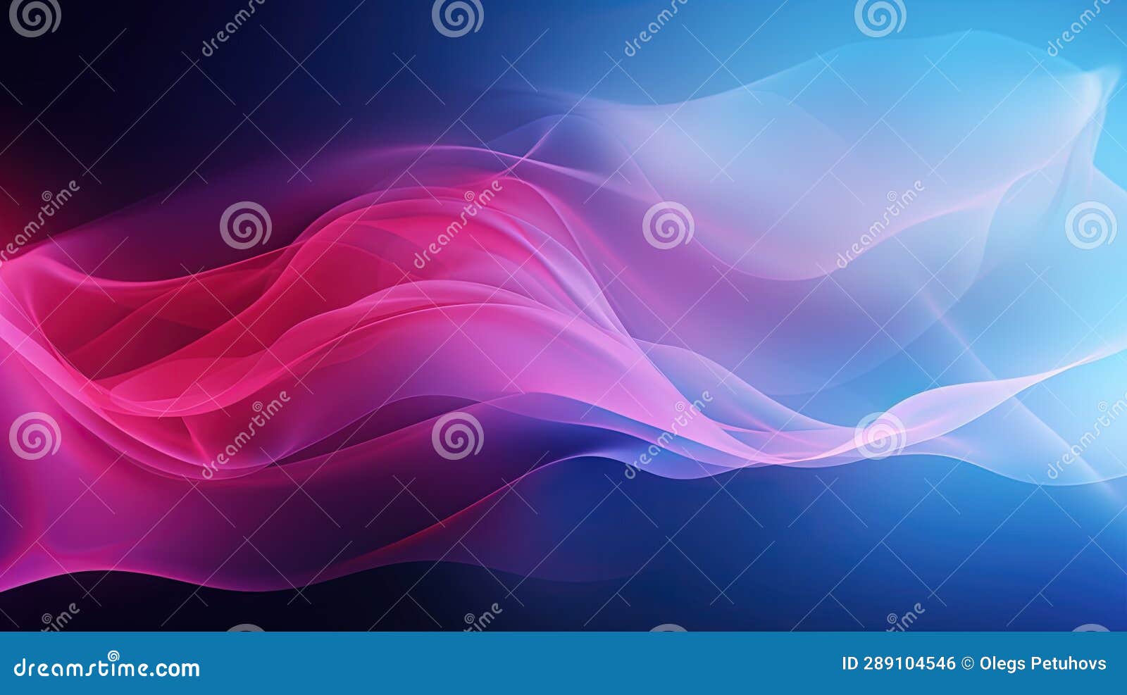 A Blue and Pink Abstract Background with a Wave of Light Stock ...