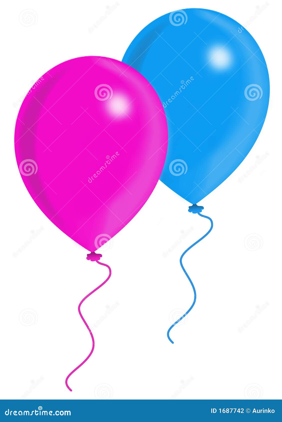 Pink Balloon Png File Clipart Transparent Vector Illustration Royalty ...