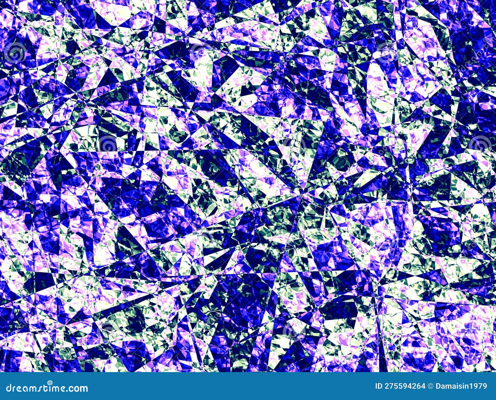 Blue Pink Diamond Shapes, Squares, Waves, Abstract Background and ...