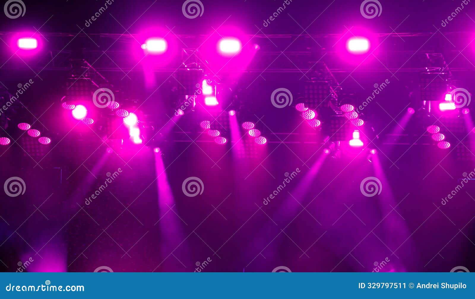 Blue Pink Lights on Stage. Background Stock Image - Image of abstract ...