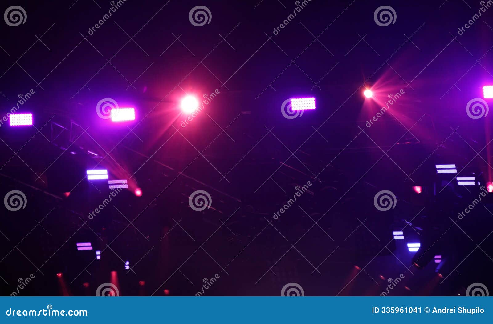Blue Pink Lights on Stage. Background Stock Image - Image of abstract ...