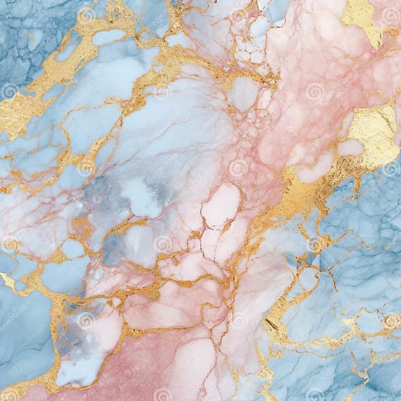Blue and Pink Marble Texture with High Resolution. Ai Generated Stock ...